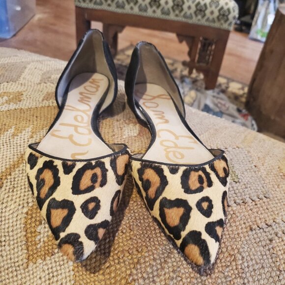 Sam Edelman | Shoes | Sam Edelman Pony Hair Leopard Flats | Poshmark